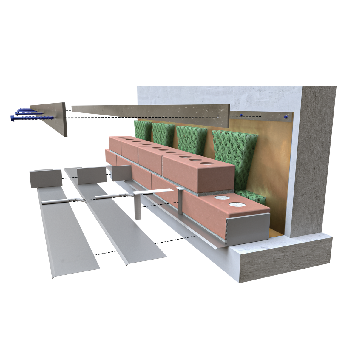 Column Anchor | Veneer Anchor | Masonry Anchor | Cavity Wall Drainage